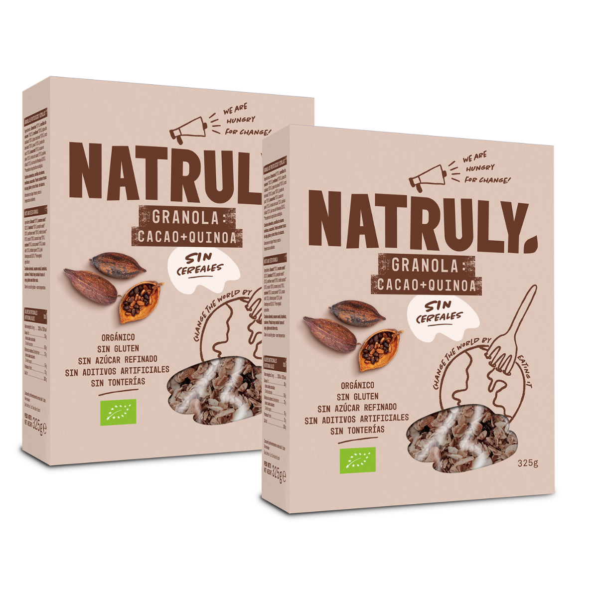 Granola Cocoa + Quinoa BIO Pack | 2 x 325g